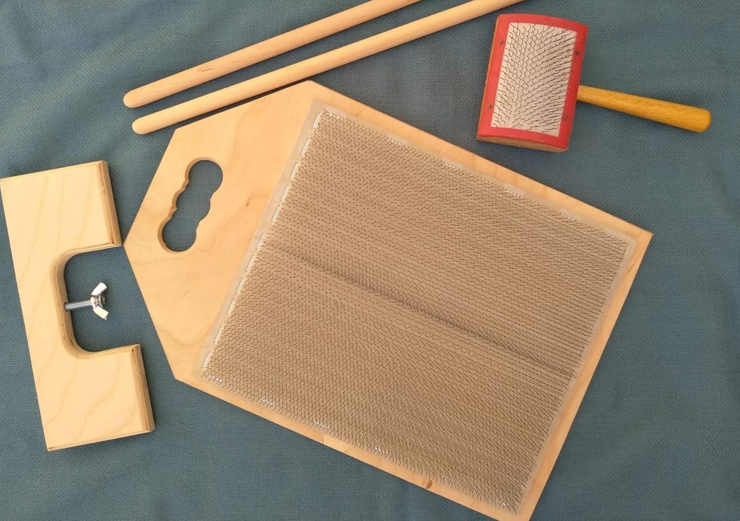 Wooden Carder Fiber Combing Cardings Blending Board 72 TPI - Etsy Australia