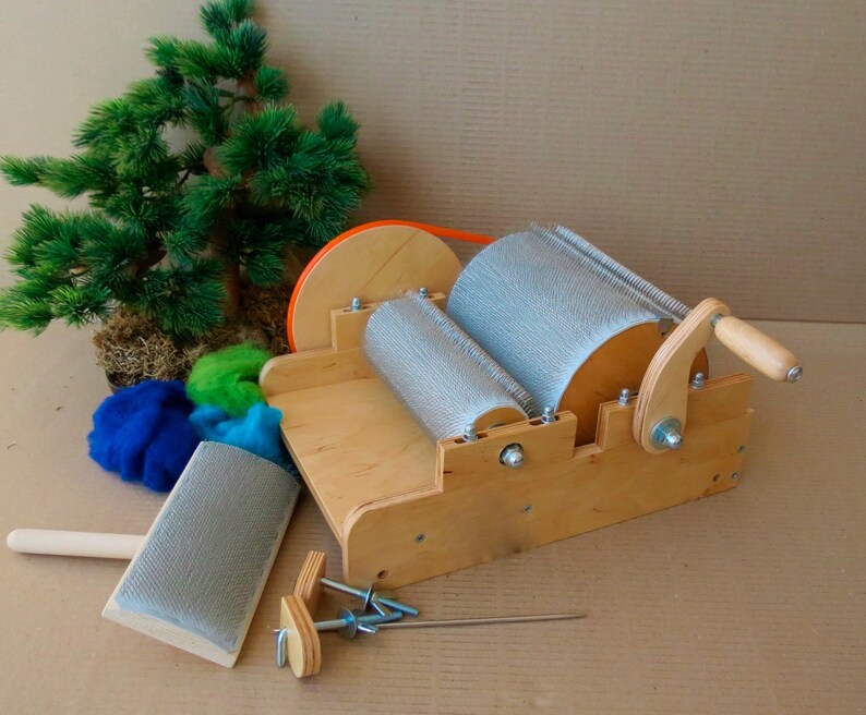 Drum Carder - 72 TPI, 96 TPI Wool Carder Blending Board - Etsy