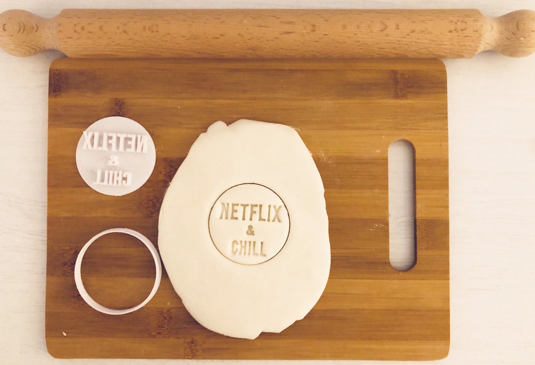 Netflix & Chill - Cookie Stamp - Etsy