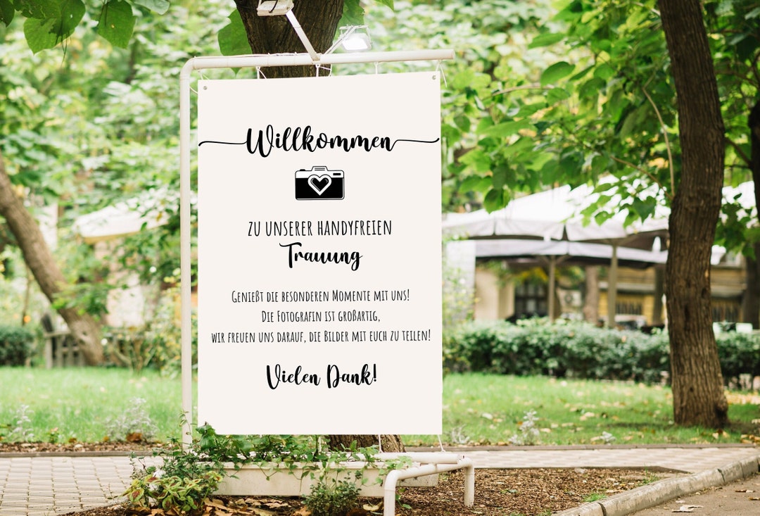 Sign Cell Phone Free Wedding Digital | Wedding Sign No Cell Phones ...
