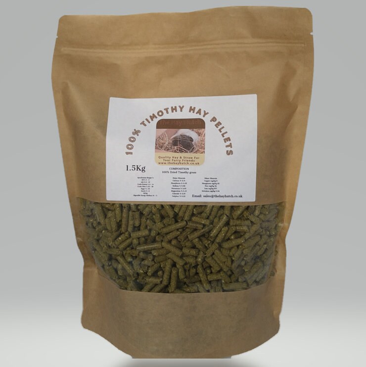 100% Timothy Hay Pellets - Etsy UK