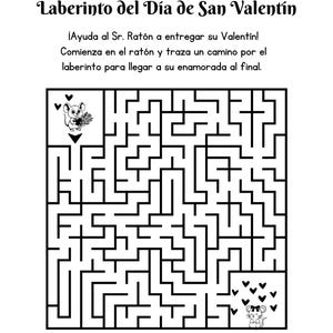 Spanish Valentine’s Day Activities 5 Pack Bundle | Día De San Valentín ...