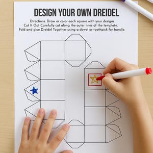 Design Your Own Dreidel – Printable Hanukkah Craft - Etsy