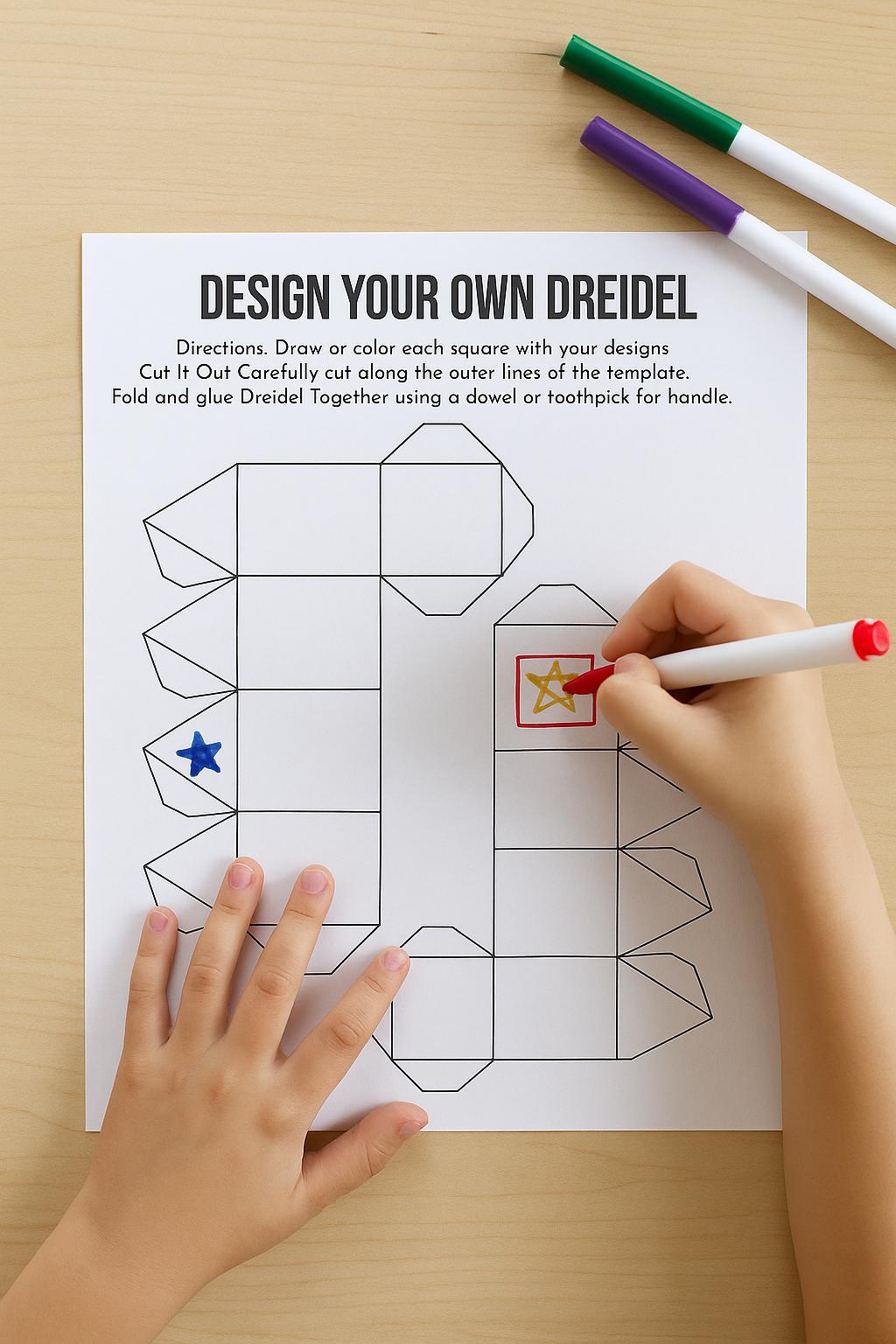 Design Your Own Dreidel – Printable Hanukkah Craft - Etsy