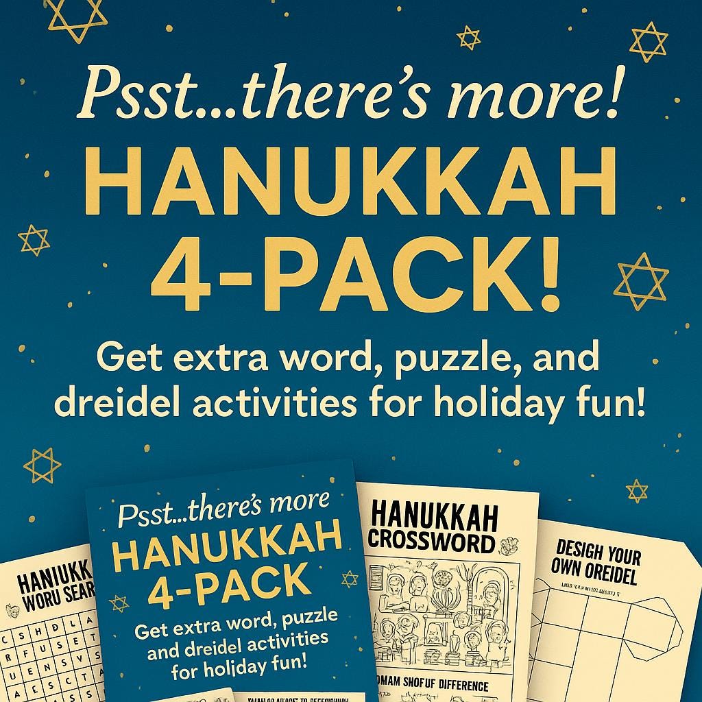 Design Your Own Dreidel – Printable Hanukkah Craft - Etsy