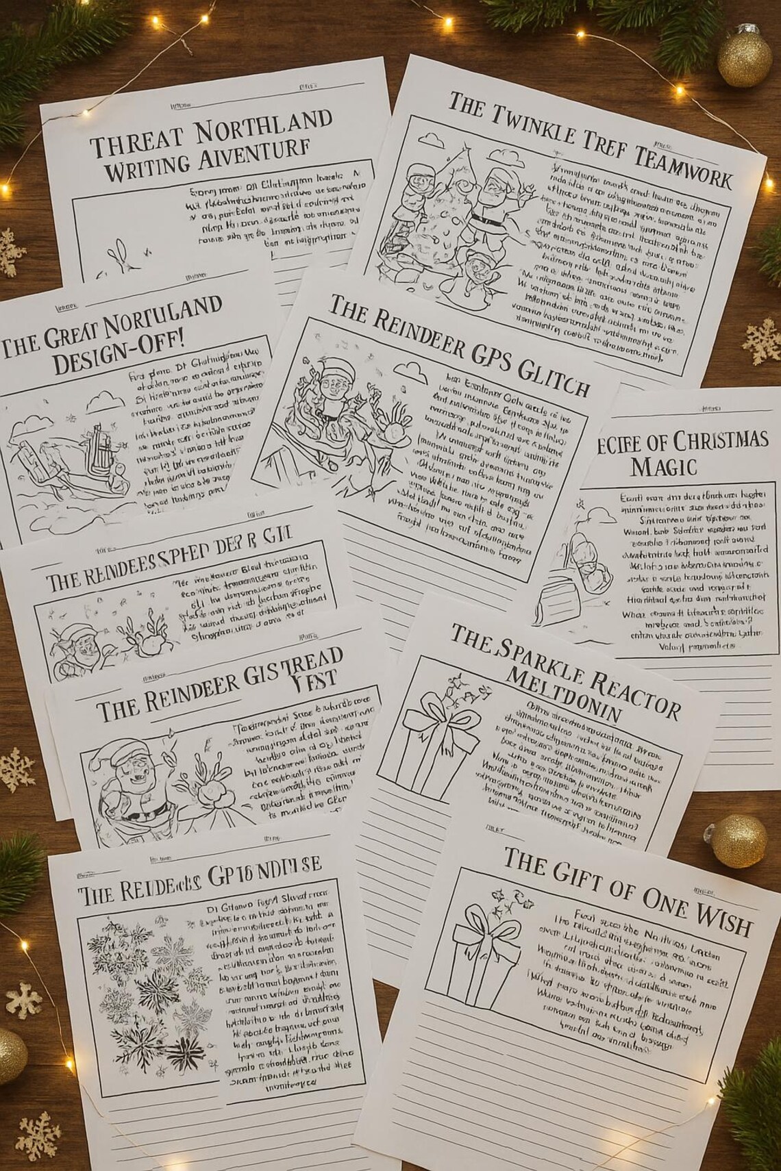 Northland Fantasy Christmas Writing Prompts Mega Pack | 20 Creative ...