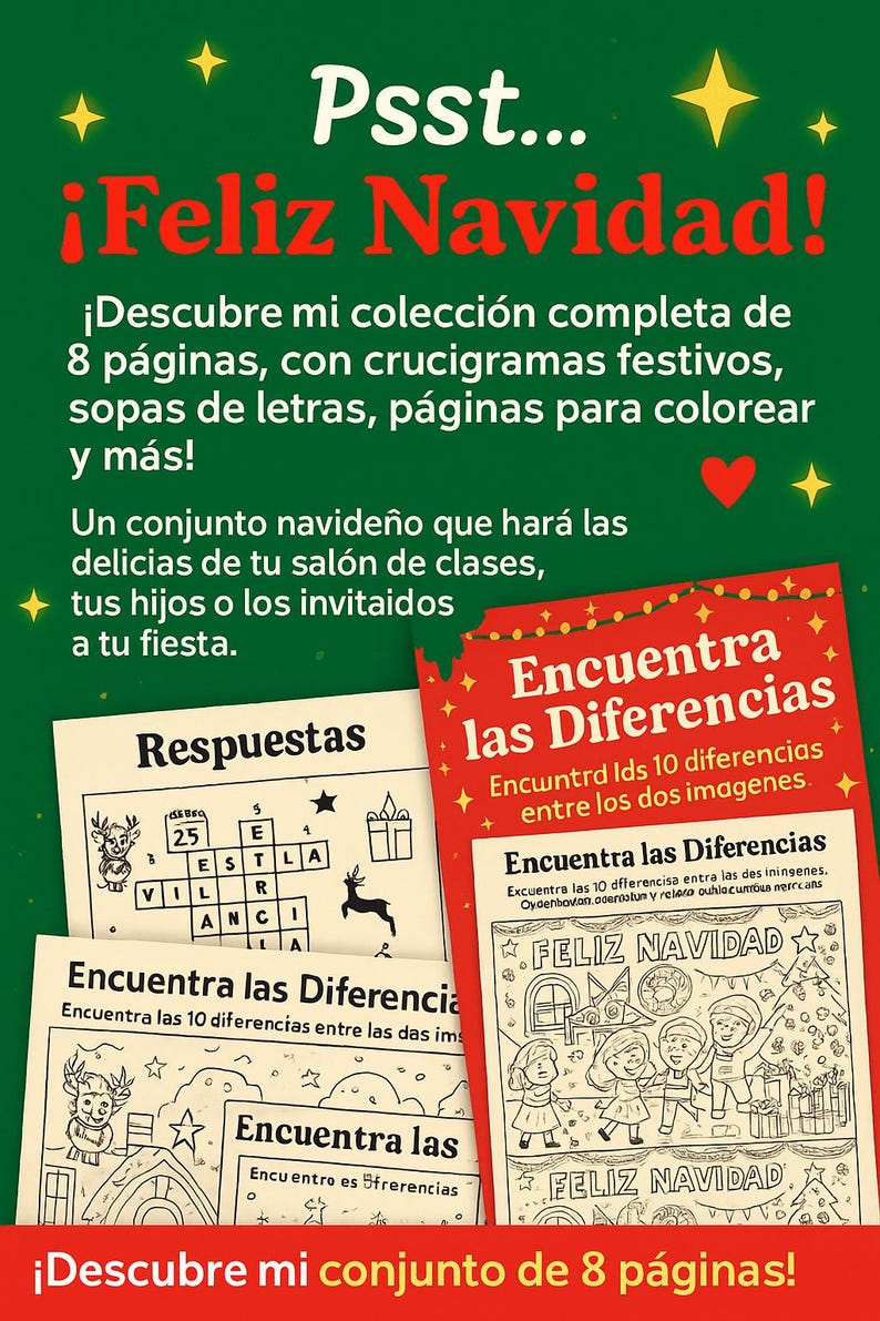 Spanish Christmas Word Search | Sopa De Letras Navidad | ESL Bilingual ...