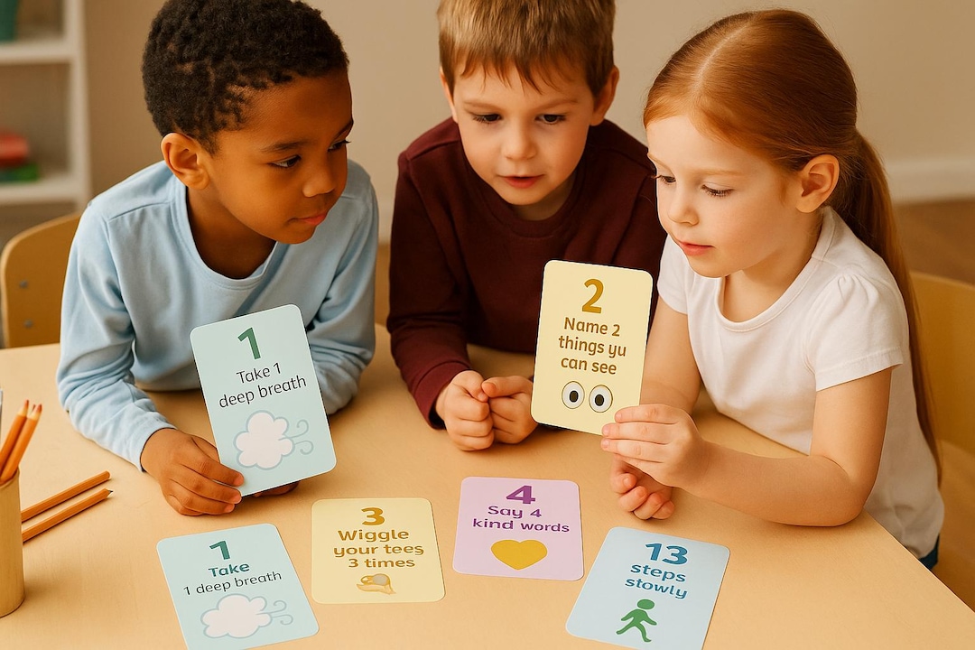 Mindfulness Flashcards for Kids: Calming Activities & Affirmations (PDF ...