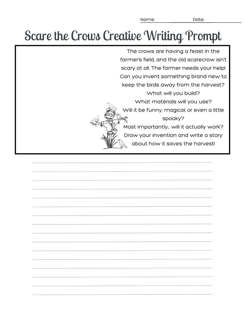 Fall Writing Prompts for Kids: 7 Autumn-themed Worksheets (PDF) - Etsy