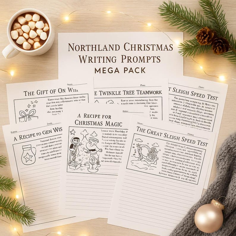 Northland Fantasy Christmas Writing Prompts Mega Pack | 20 Creative ...