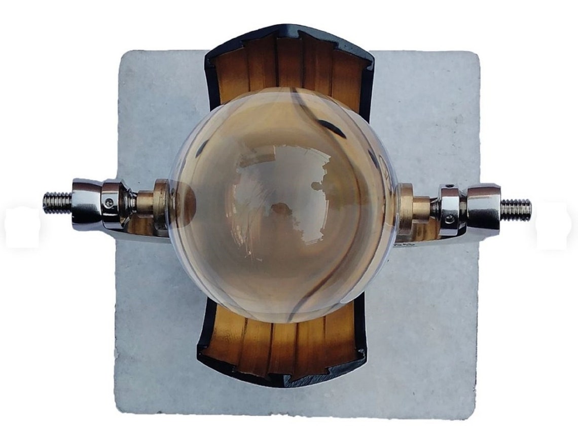 Vintage Style Campbell Stokes Sunshine Recorder With Wooden Box Brass ...