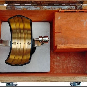Vintage Style Campbell Stokes Sunshine Recorder With Wooden Box Brass ...