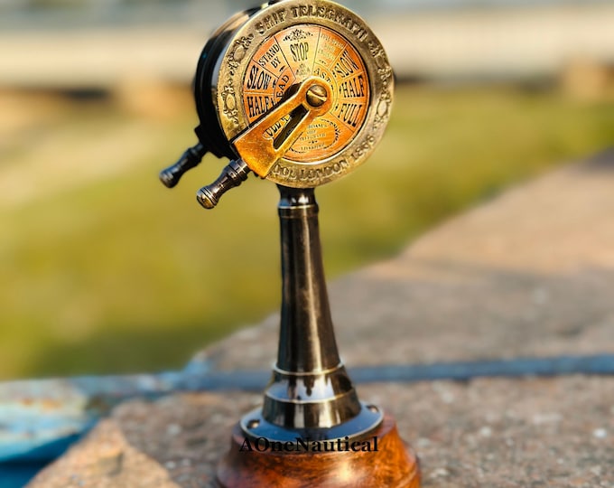 Early 1900s Brass Ship Compass Antique Gimballed Baker Compass Co. Est ...