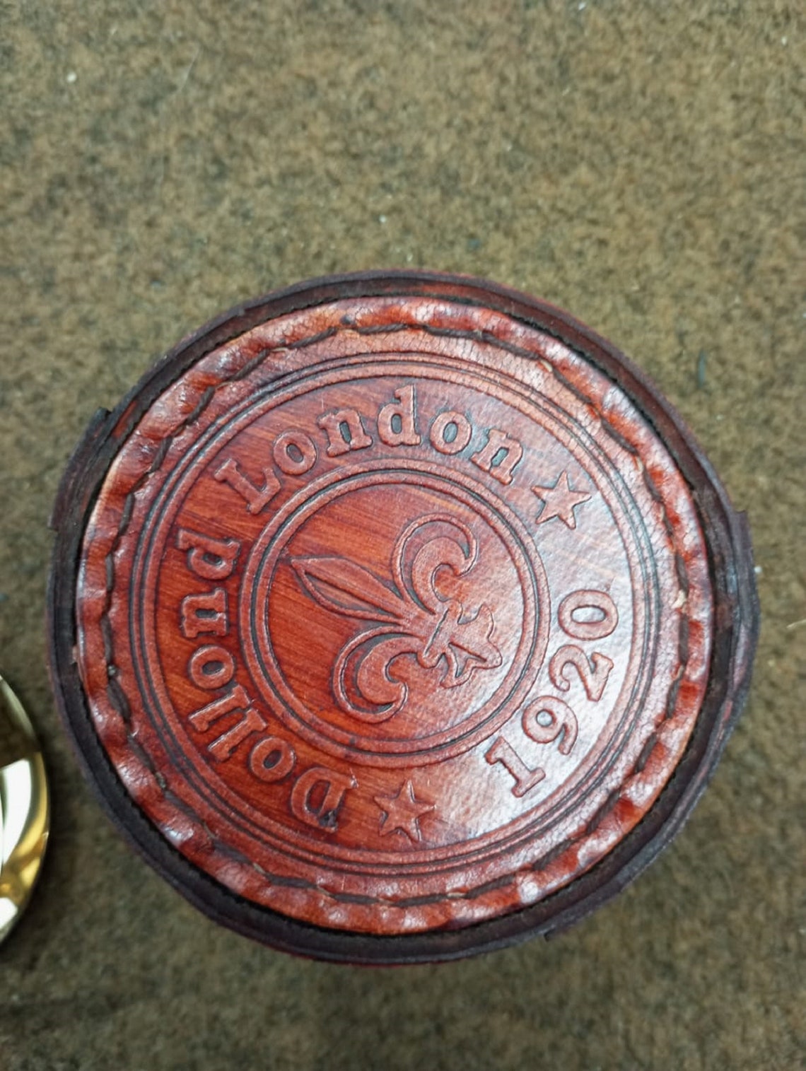 Brass Sundial Desk Compass Old Vintage Antique Pocket Style Nautical ...