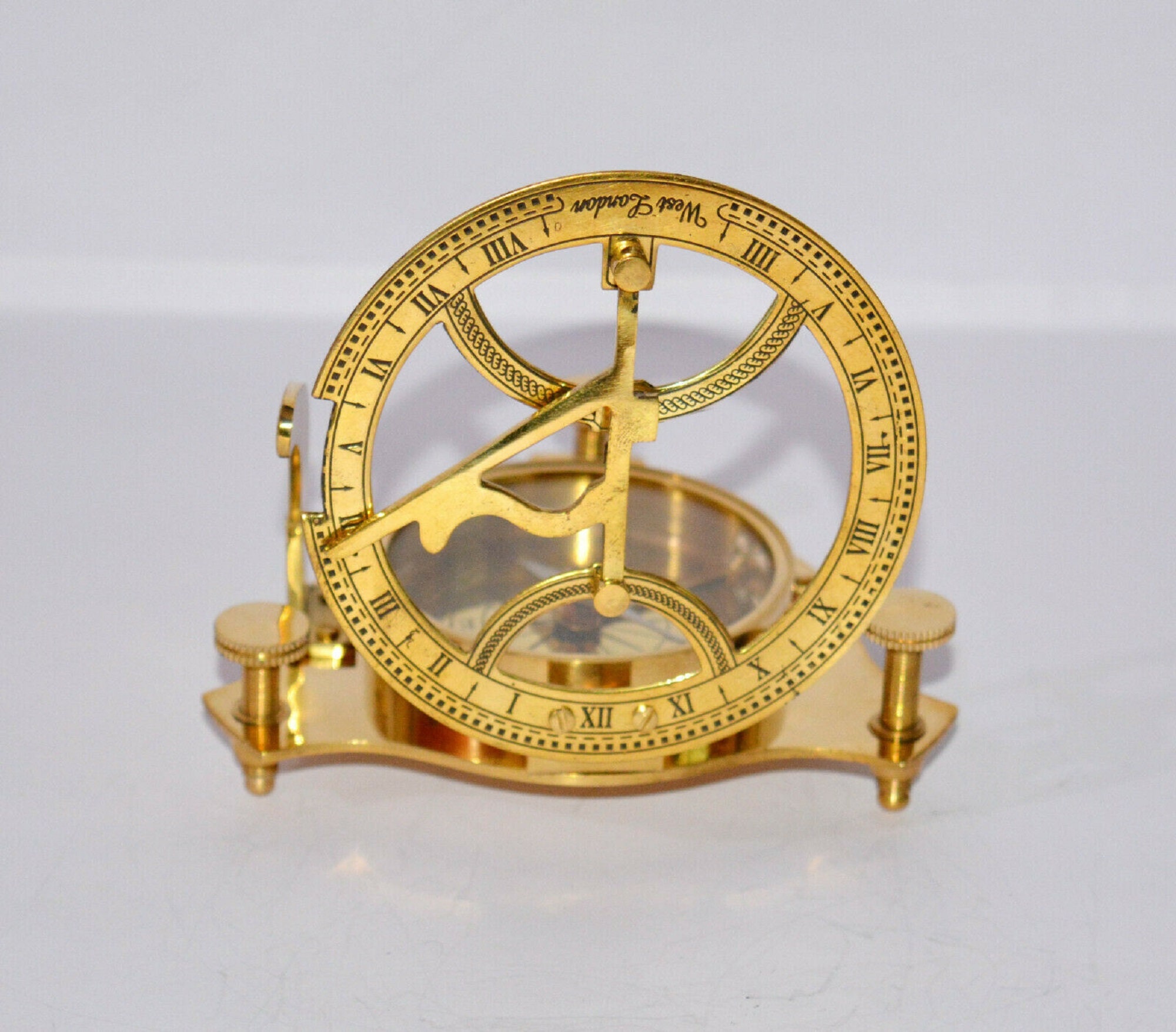 Antique Vintage Brass 4 Compass Maritime Marine Nautical - Etsy
