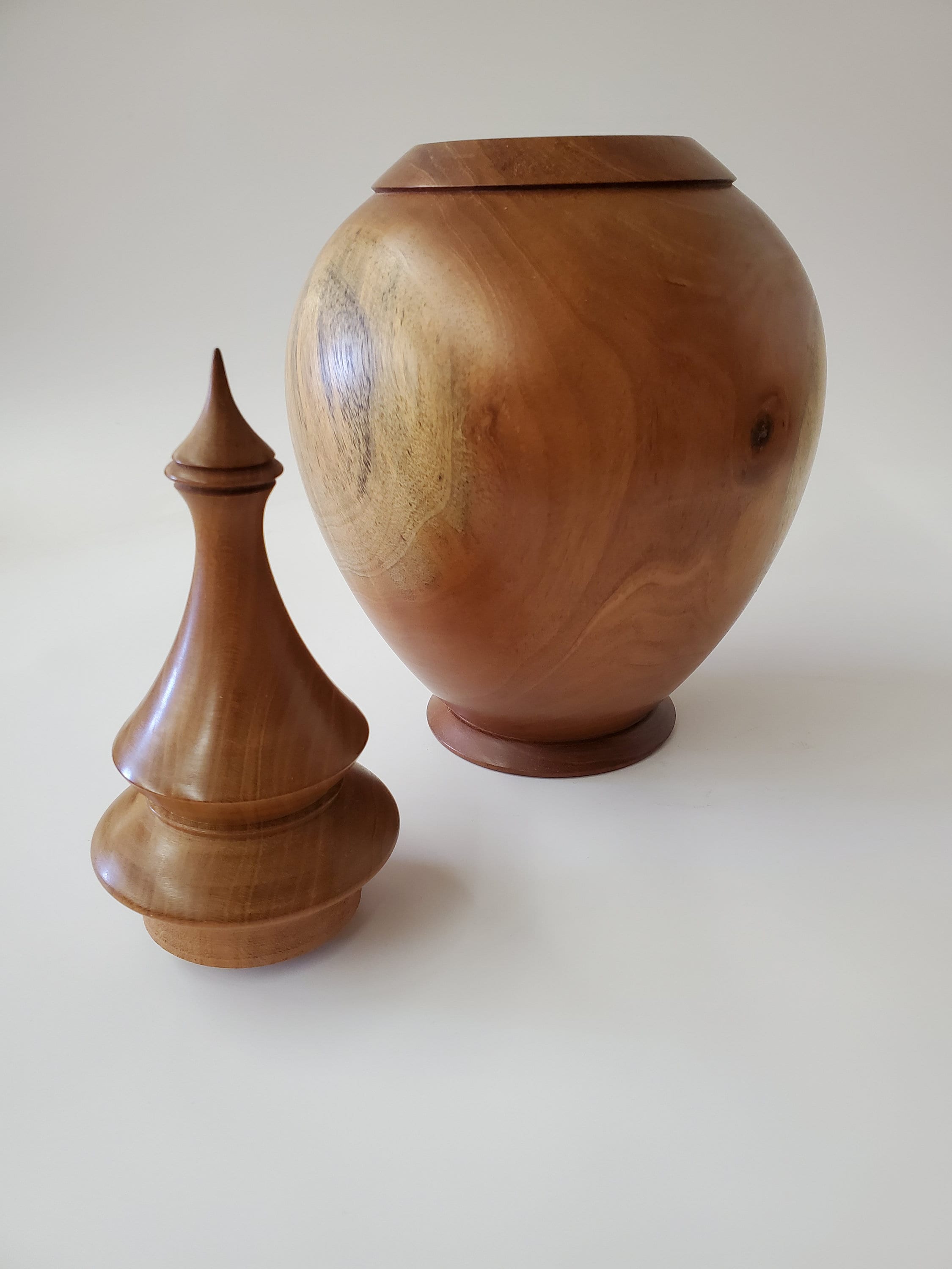 Handturned Wooden Urn • End of Life • Lasting Memorial URN - Etsy