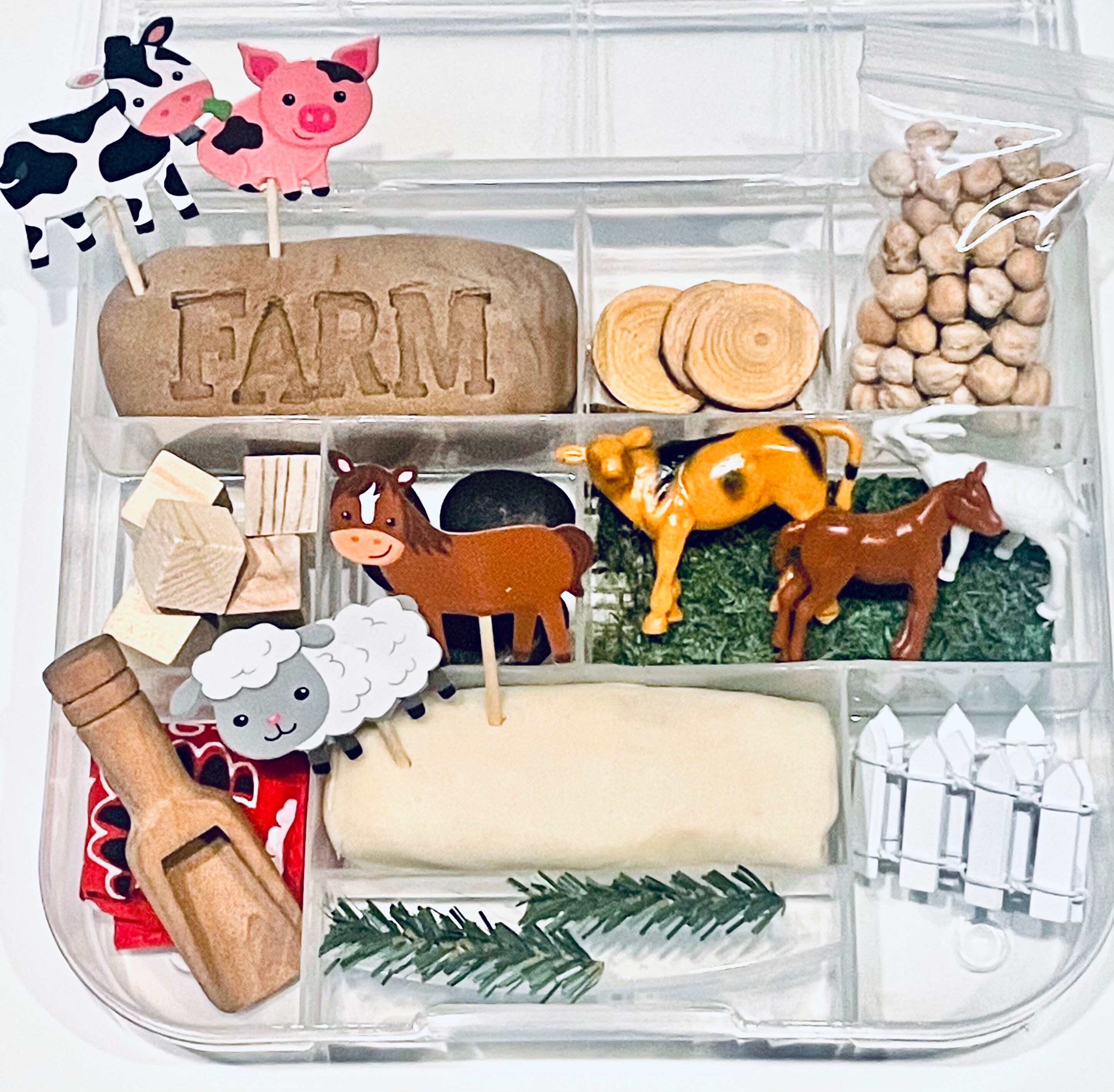 Farm Playdough Kit. Farm Animals Playdough Kit. Farm Animals | Etsy