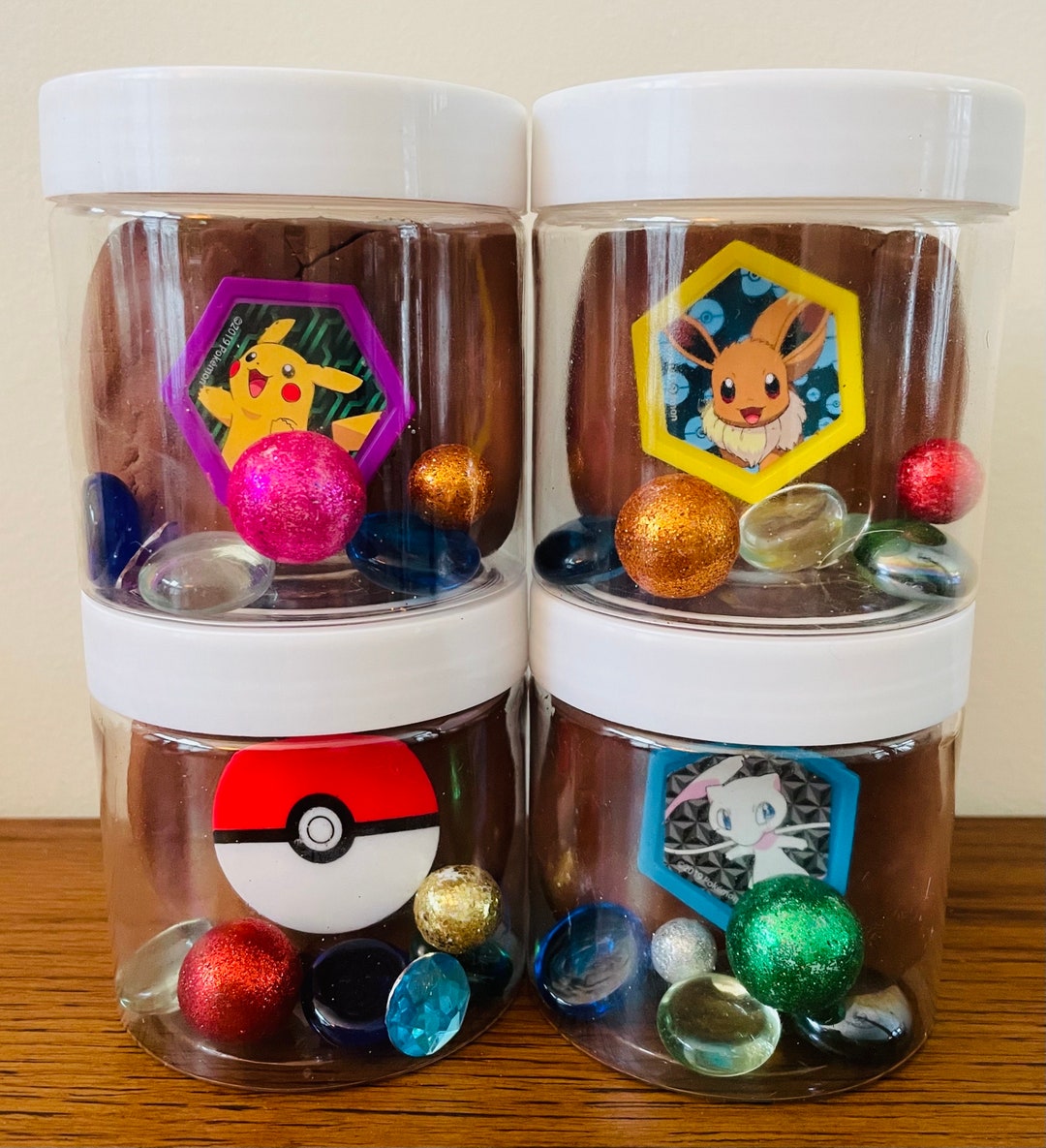 Party Favors Pokémon Themed. Discovery Jars. Playdough Party Pack ...