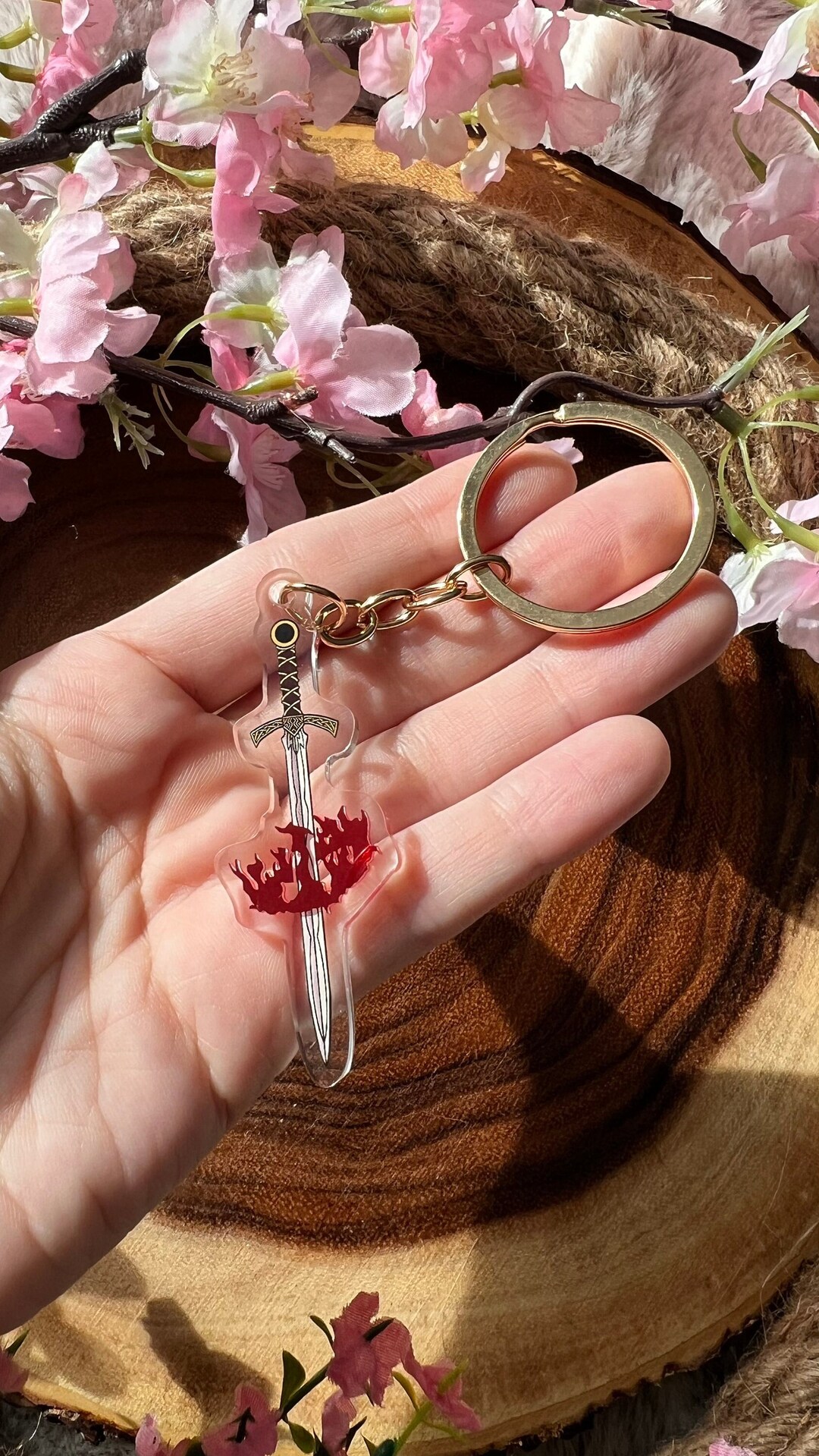 Licensed Throne of Glass: Acrylic Hot-stamp Double Sided Goldryn ...