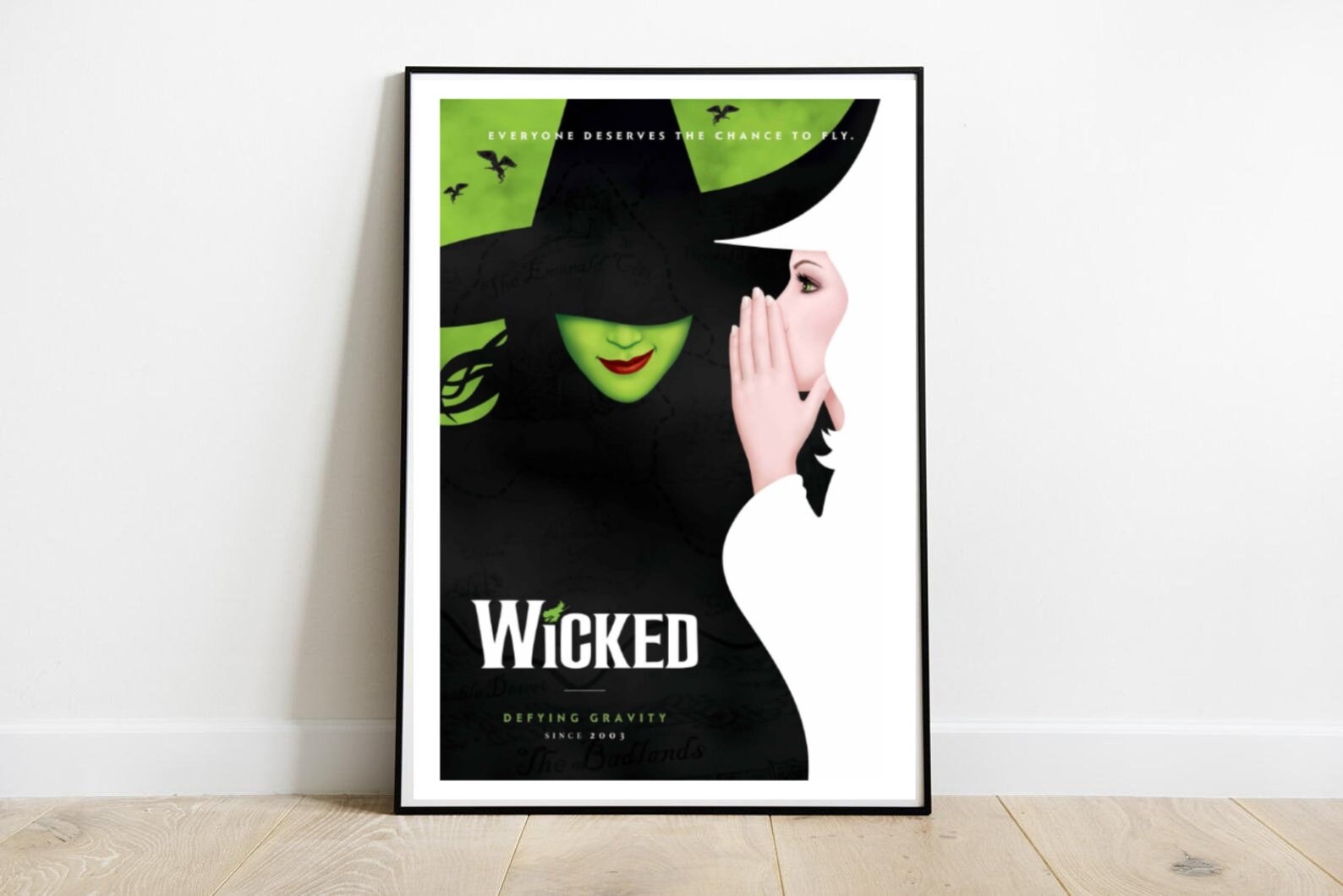 Wicked Musical Poster A4/A5/DIGITAL Broadway Official | Etsy