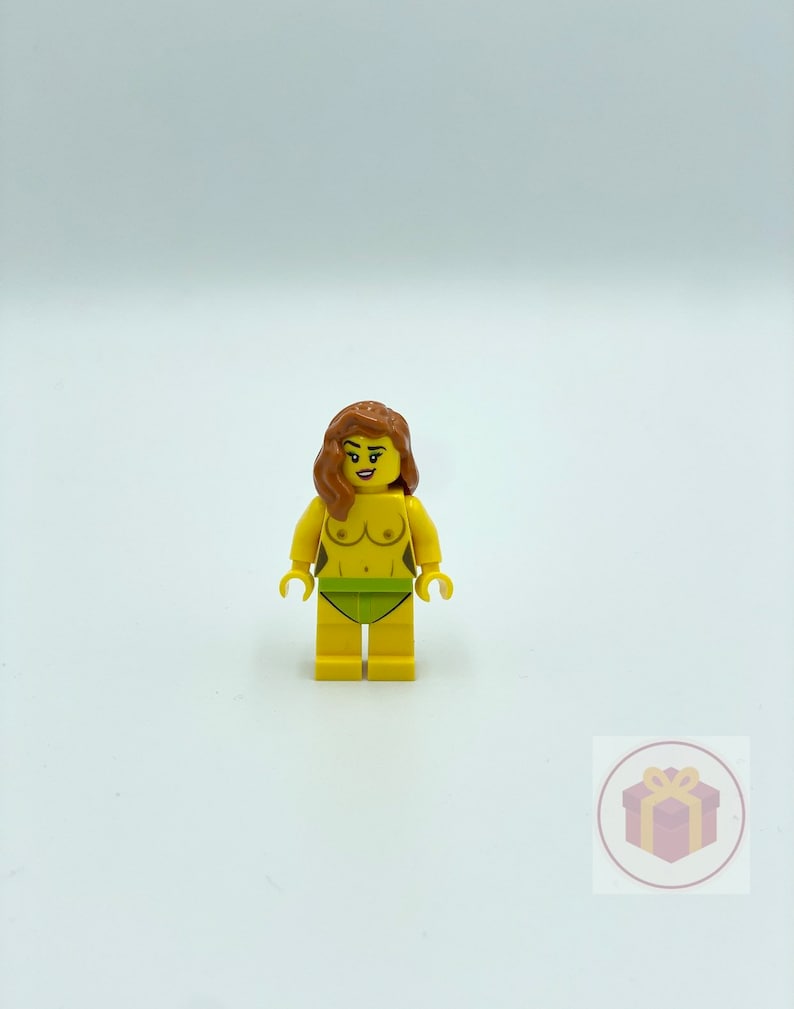 Nude Personalized Lgo Minifigures With Breasts Fun T For Etsy