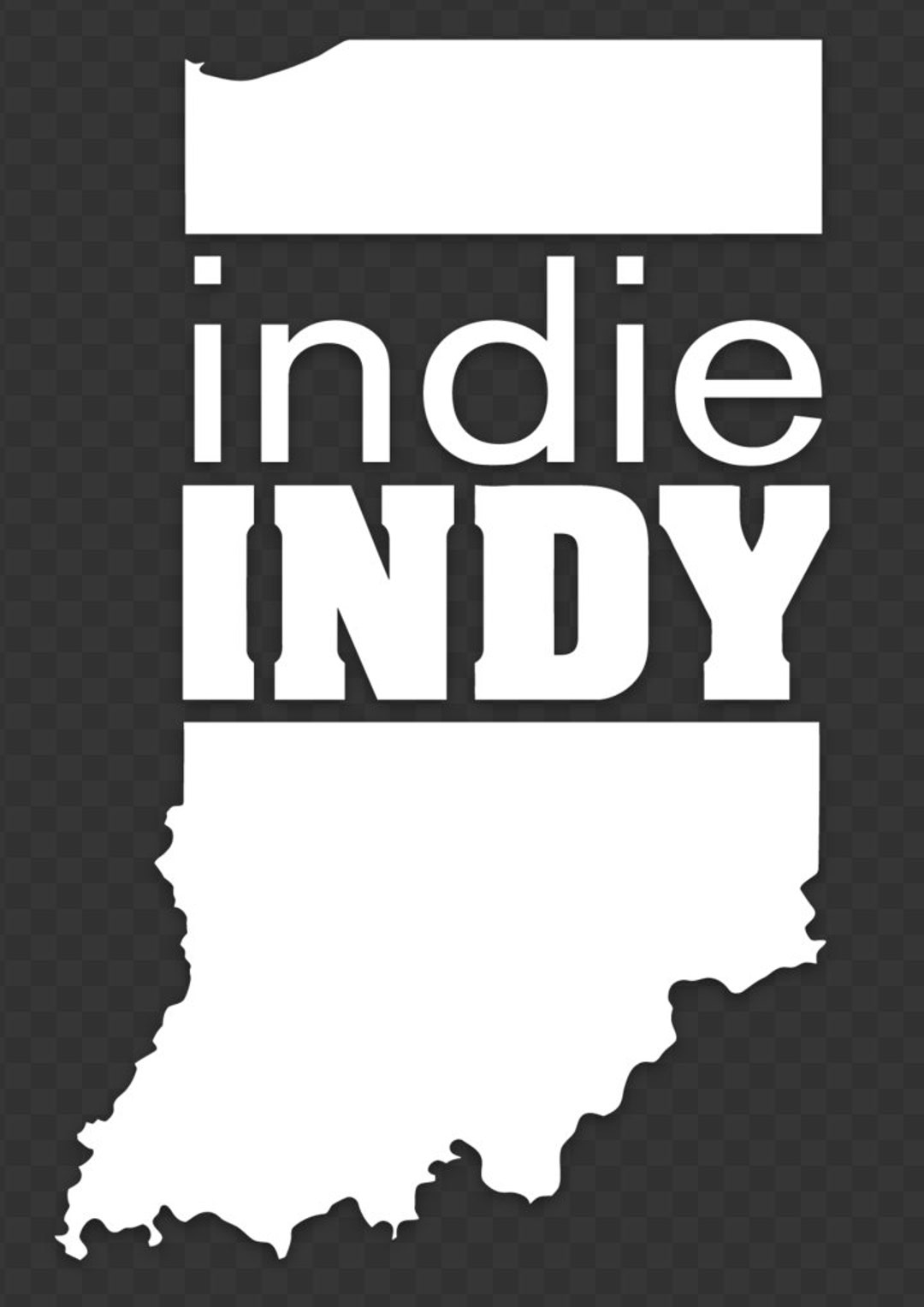 Indie Indy Vinyl Decal - Etsy