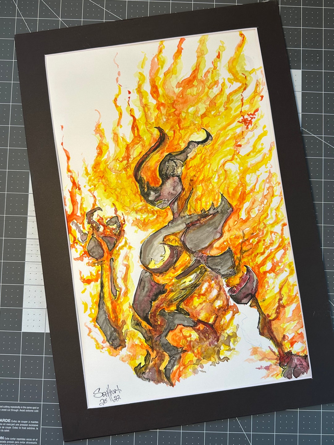 Inktober 2022: Flame - Etsy