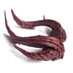 Devil Raphael Haarlep Incubus Horns Hand Painted Cosplay Replica Baldur ...