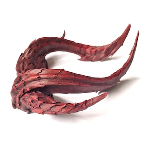 Devil Raphael Haarlep Incubus Horns Hand Painted Cosplay Replica Baldur ...