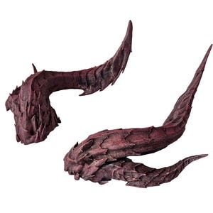 Devil Raphael Haarlep Incubus Horns Hand Painted Cosplay Replica Baldur ...