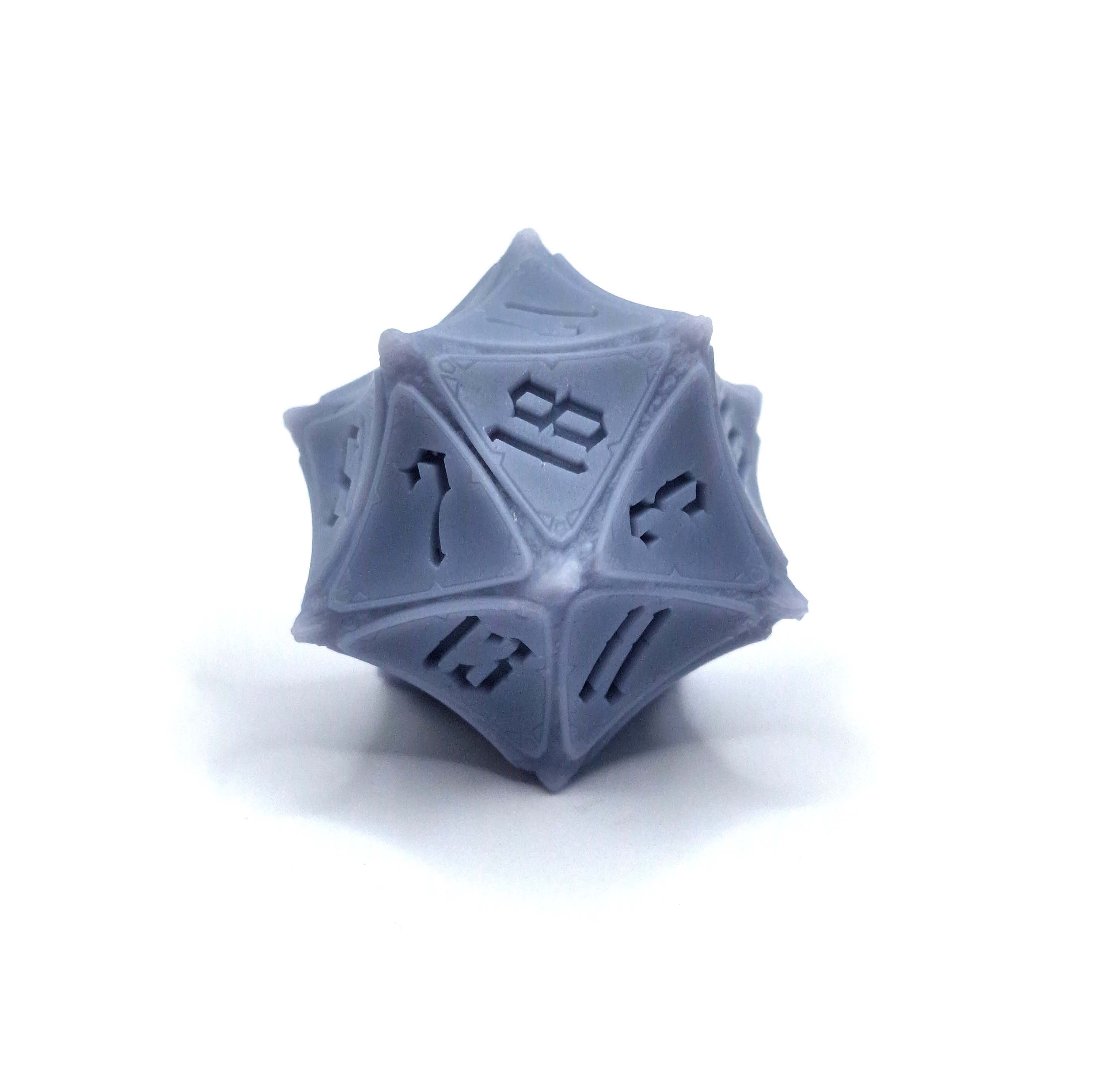 D20 Dice Baldur's Gate 3 Themed - Hand Painted Astral Prism - Etsy