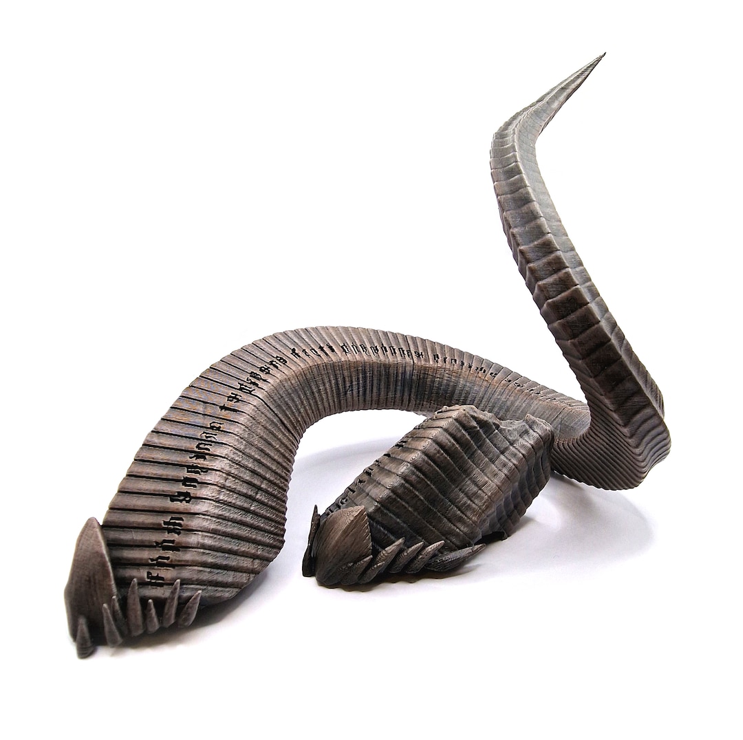 KARLACH Horns Hand Painted Cosplay Replica Baldur's Gate 3 - Etsy