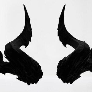 Devil Raphael Haarlep Incubus Horns Hand Painted Cosplay Replica Baldur ...