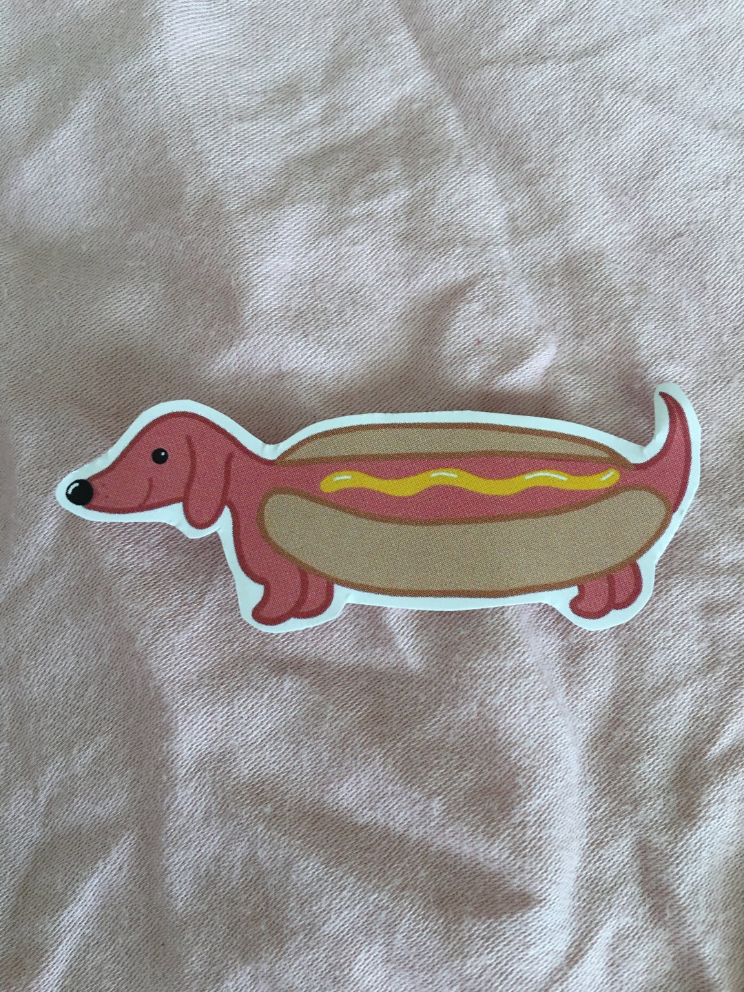 Hot Dog Sticker, Animal Sticker, Food Sticker, Pun Sticker, Laptop ...