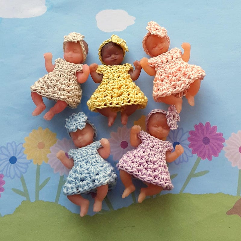 Mini Baby Doll 7 Inches - Etsy UK
