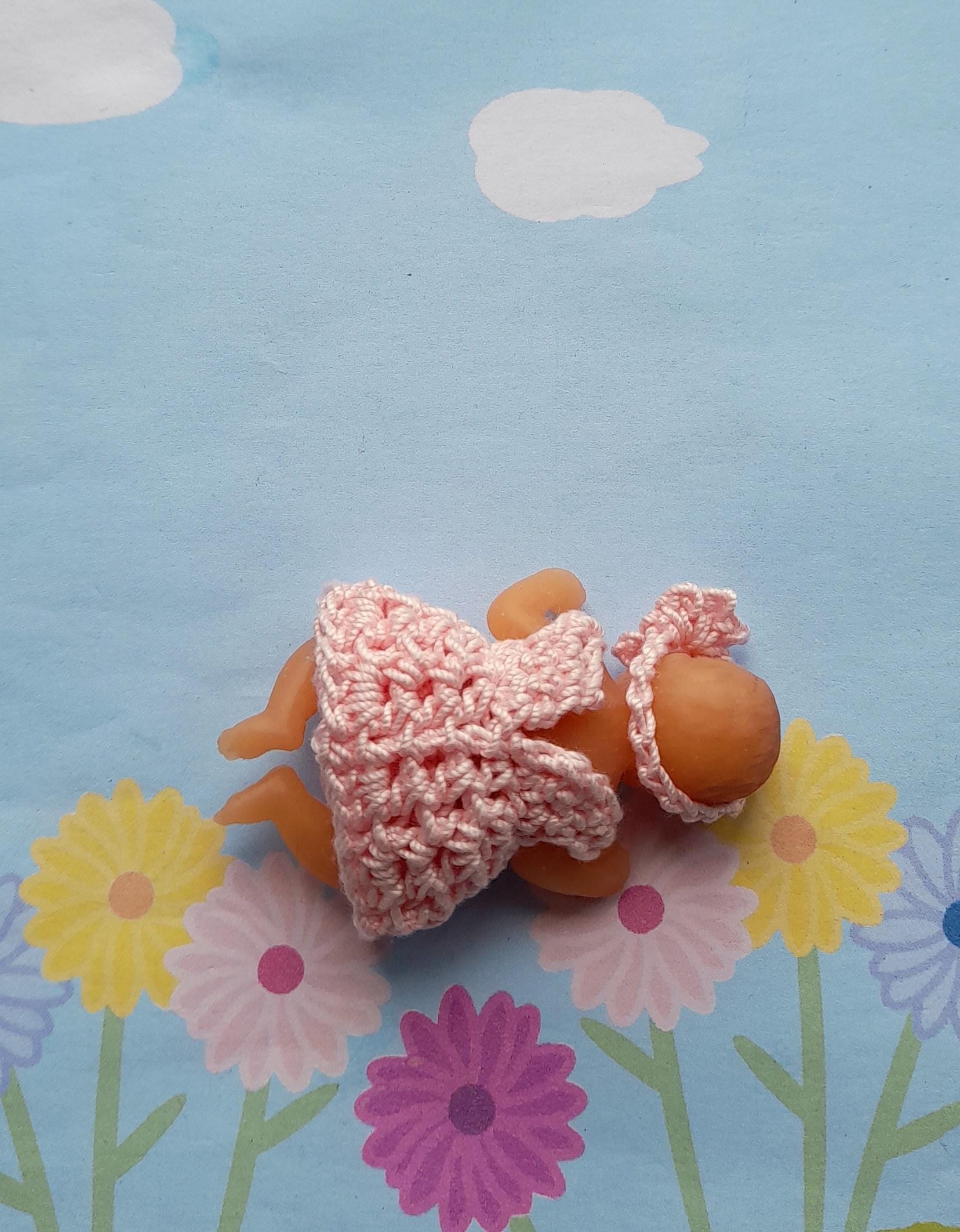 My Mini Baby Crochet Pattern, Pdf, 2.5" Dress, Pants, Headband, Fits ...
