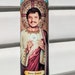 Saint Pedro Pascal Celebrity Prayer Candle: Non Scented | 8 Inch Glass ...