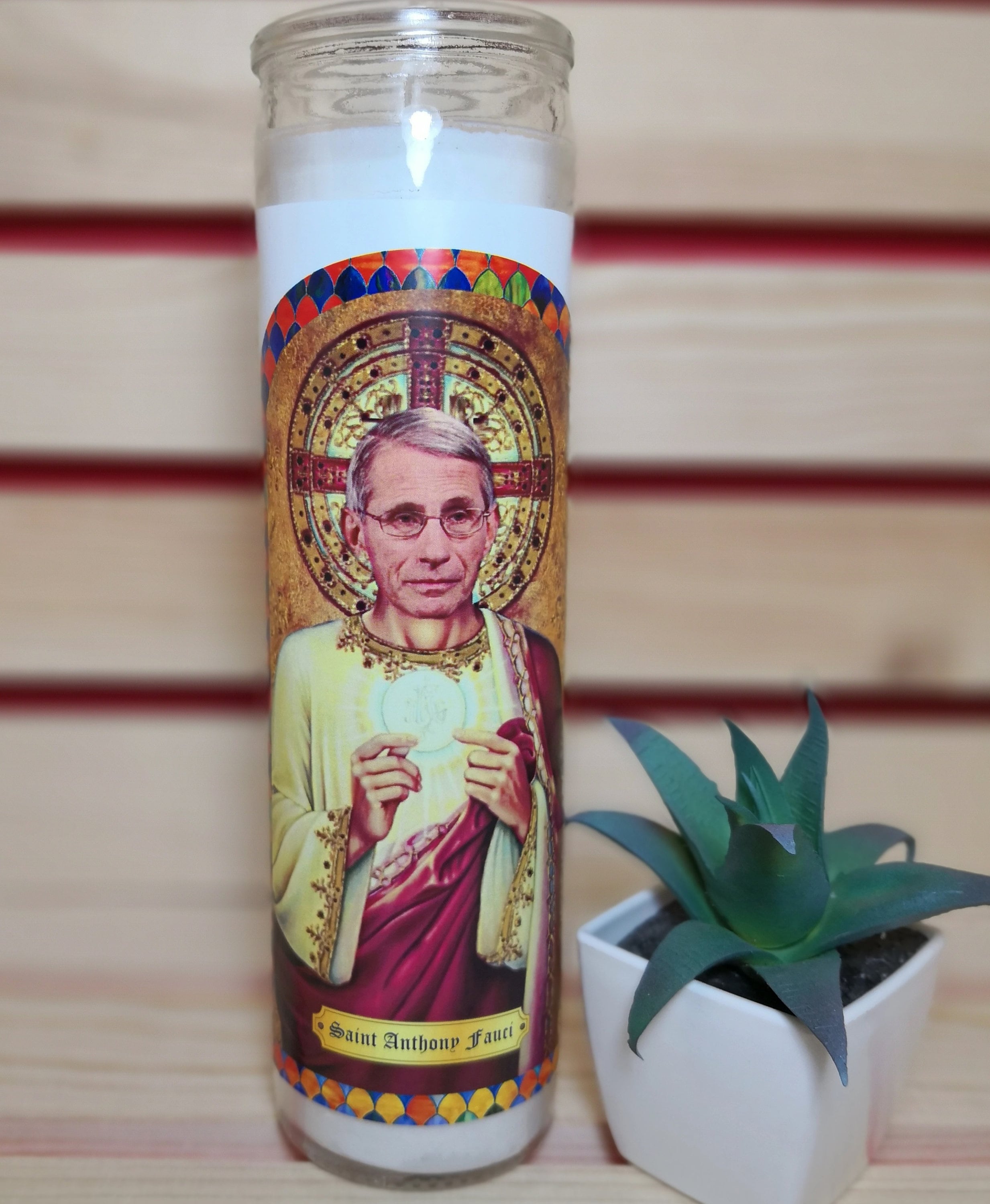 Saint Anthony Fauci Prayer Candle – Funny Celebrity Candle - Etsy