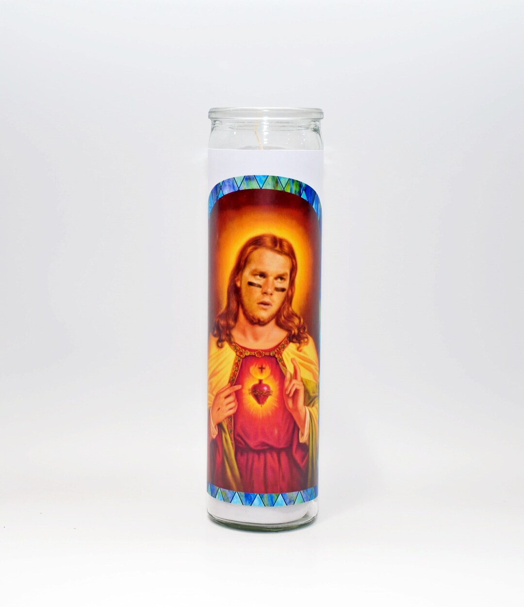 Tom Brady Prayer Candle Tom Brady Gift Saint Tom Brady NFL Prayer ...