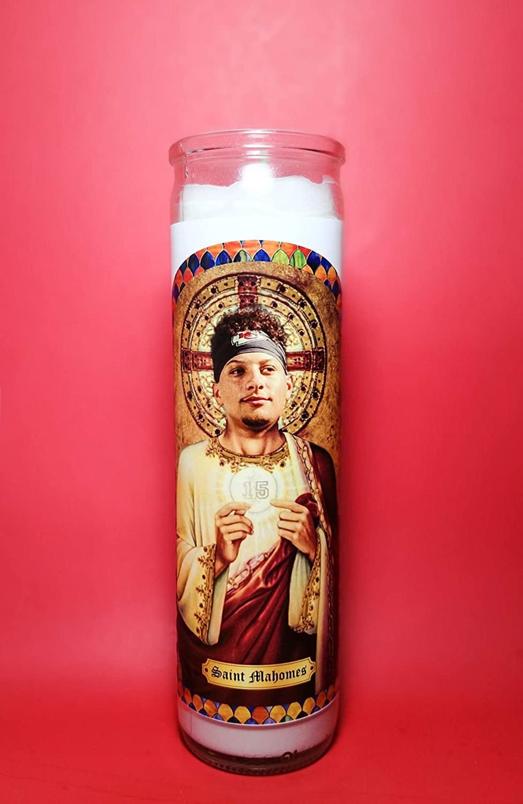 Pat Mahomes Prayer Candle Patrick Mahomes Gift Saint Mahomes Saint Pat ...