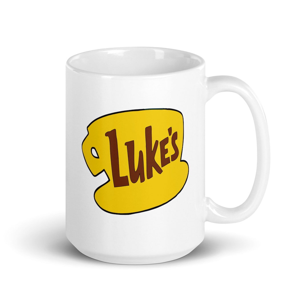 Luke's Diner Coffee Mug - Gilmore Girls TV Show Luke's Stars Hallow ...