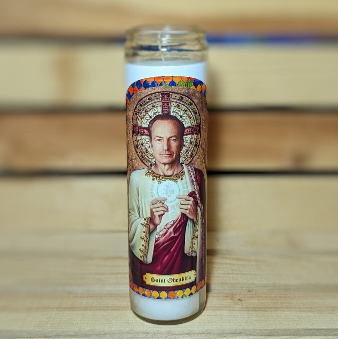 Saint Bob Odenkirk Celebrity Prayer Candle - Better Call Saul, Saul ...