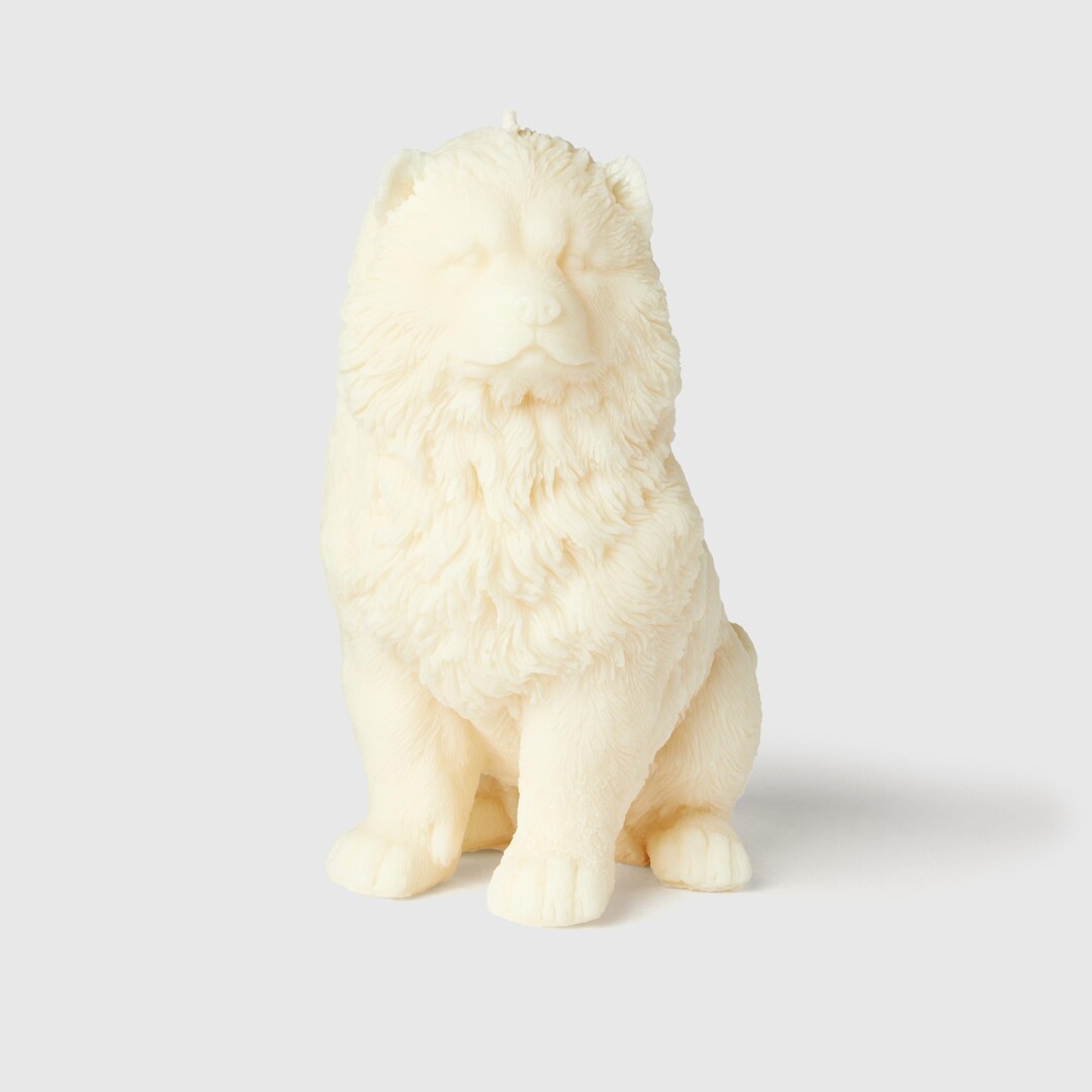 The Chow Chow Candle Chow Chow Candle Puppy Candle Paraben Free Vegan Hand-crafted Plastic-free ...