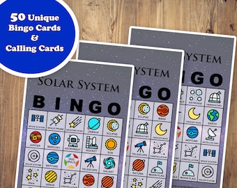 Science Bingo 30 Cards INSTANT DOWNLOAD - Etsy