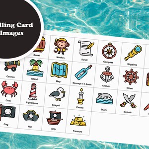 40 Pirate Bingo Game Prefilled Cards, PDF Printable, Instant Download ...
