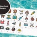40 Pirate Bingo Game Prefilled Cards, PDF Printable, Instant Download ...