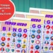 40 Super Hero Bingo Game Prefilled Cards, PDF Printable, Instant ...