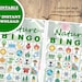 40 Nature Bingo Game Prefilled Cards, PDF Printable, Instant Download ...