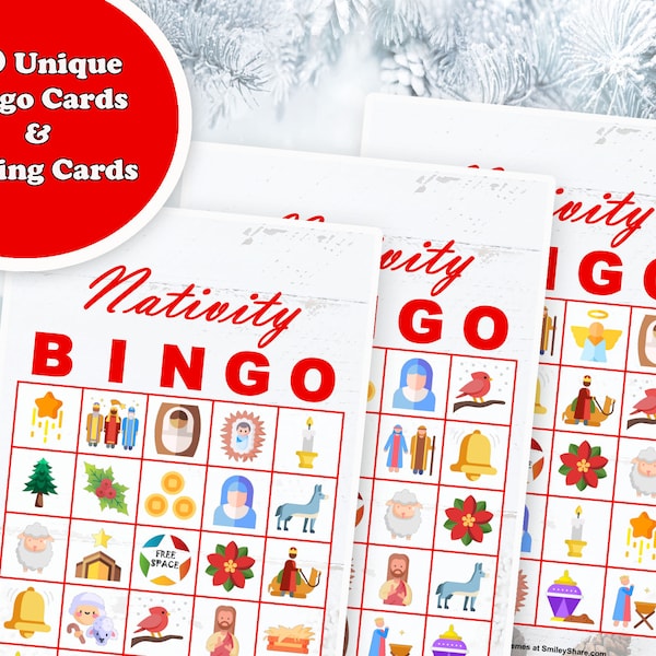 Nativity Bingo - Etsy