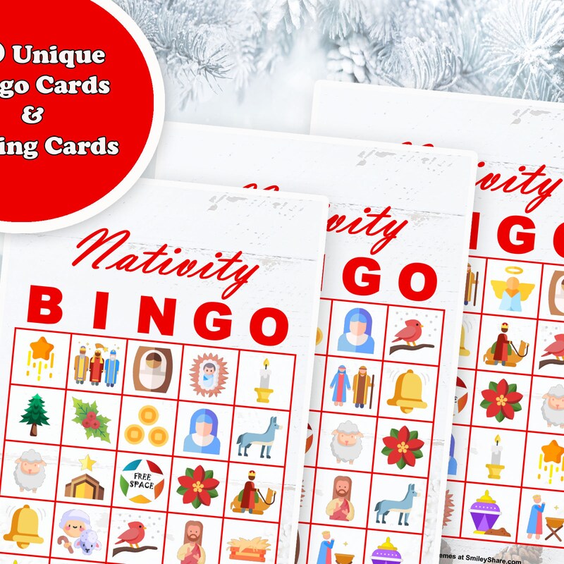 Nativity Bingo - Etsy